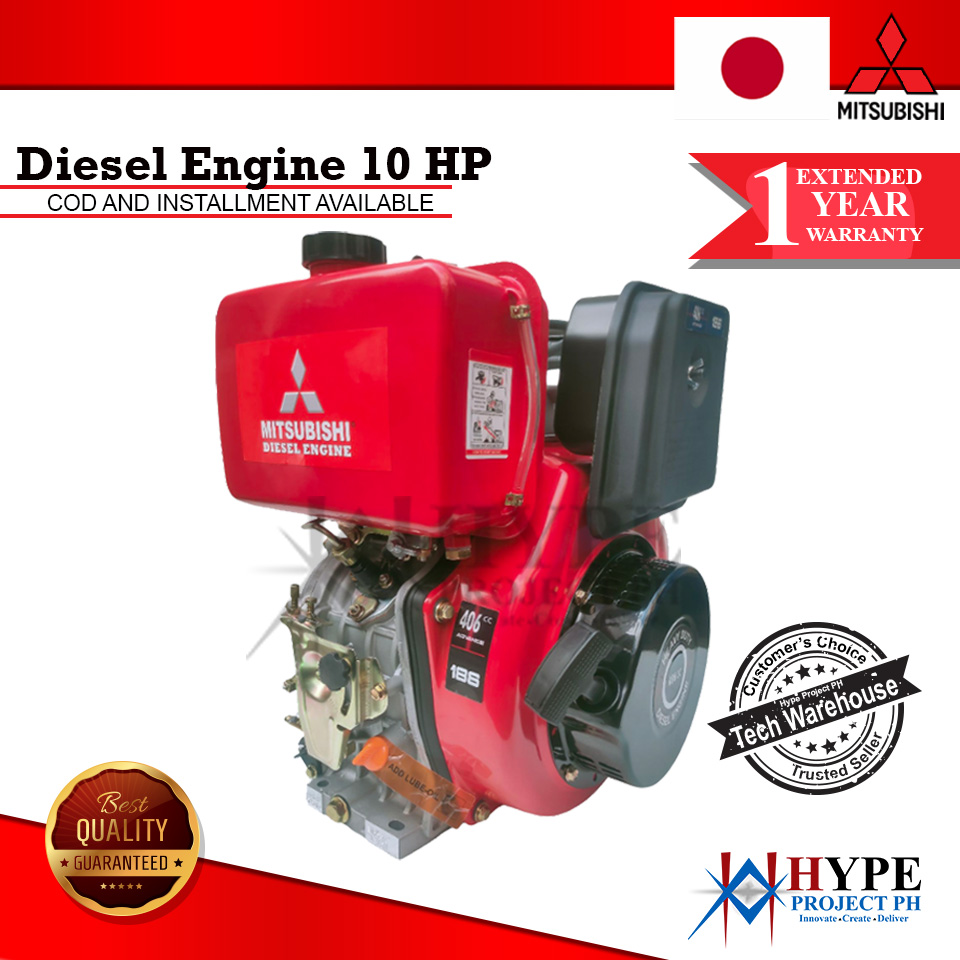 Mitsubishi Diesel Engine 16 HP 196F Highspeed Lowspeed Electric And ...