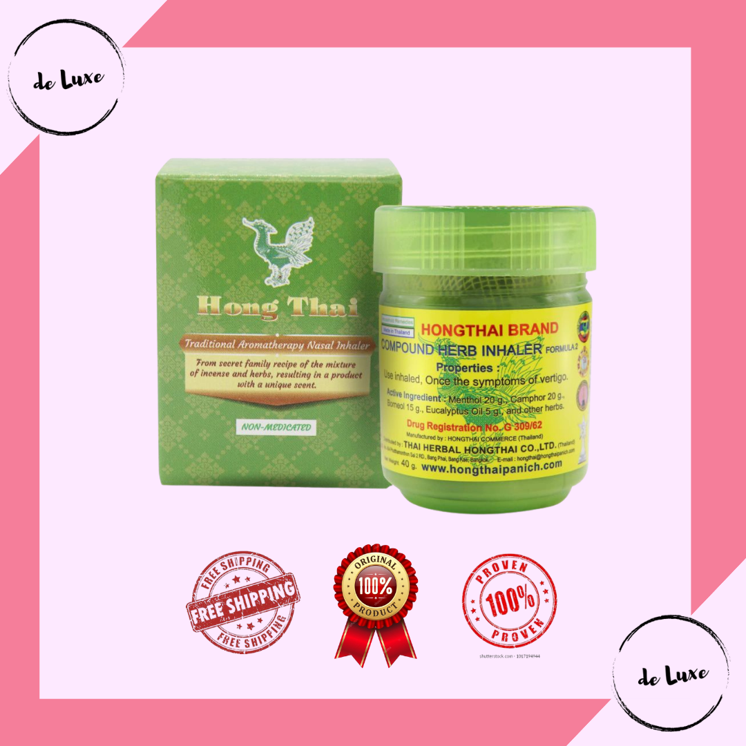HONG THAI HERBAL NEW PACKAGING Sniff for refreshing from various Thai ...