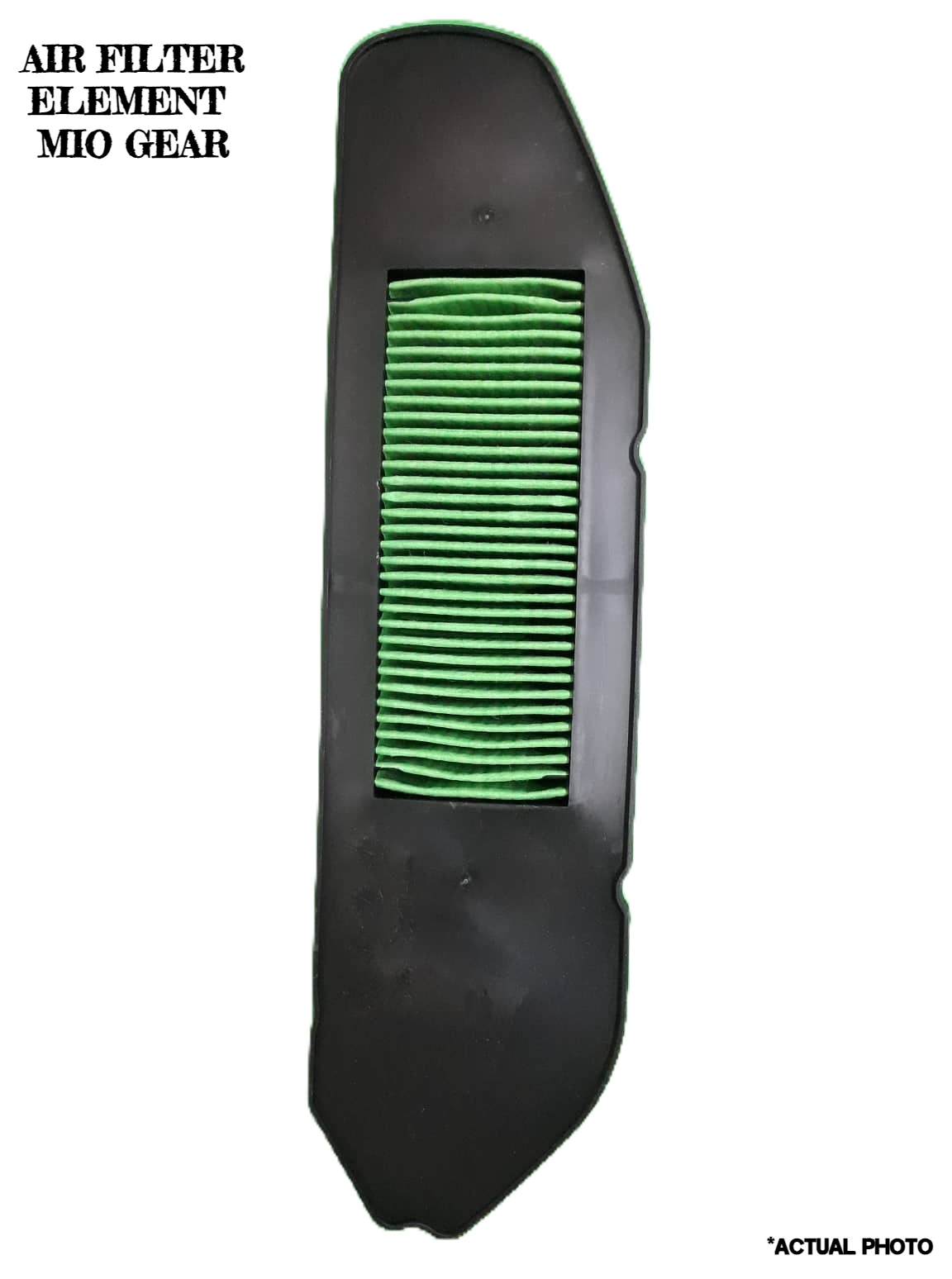 AIR FILTER ELEMENT DISPOSABLE COLOR: GREEN MODEL: MIO GEAR/GRAVIS ...
