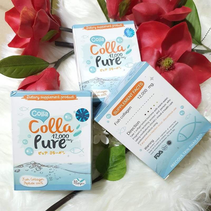 Pure Fish Collagen Peptide Colla 12,000mg 3 Boxes | Lazada PH