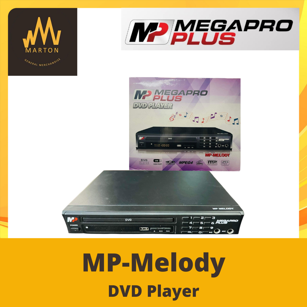 Megapro PLUS MP-Melody DVD Player & Karaoke Player with Songbook and ...