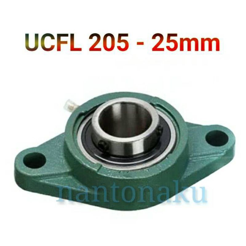 UCFL 205 - 25mm Inside Diameter Oval Flange Bearing Unit | Lazada PH