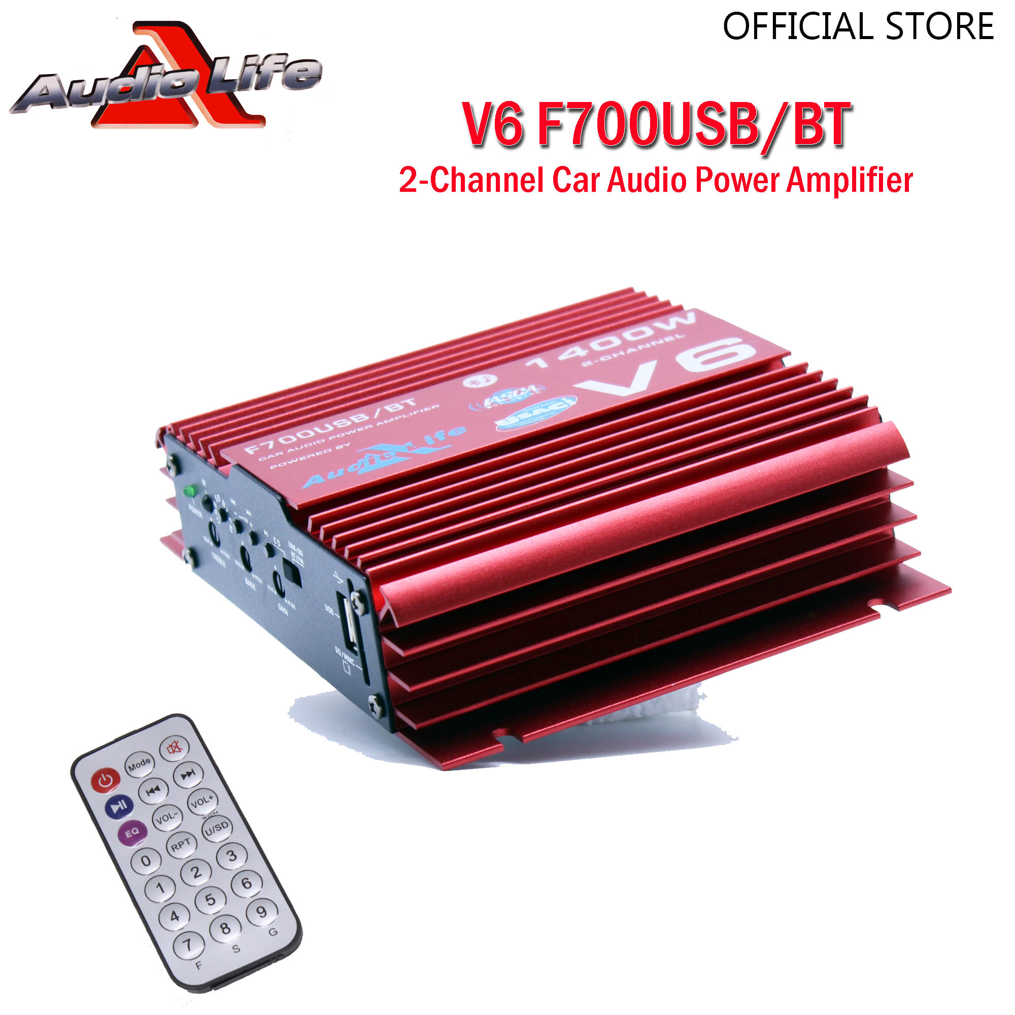 Audio Life V6 F700USB/BT Two Channel Power Amplifier | Lazada PH