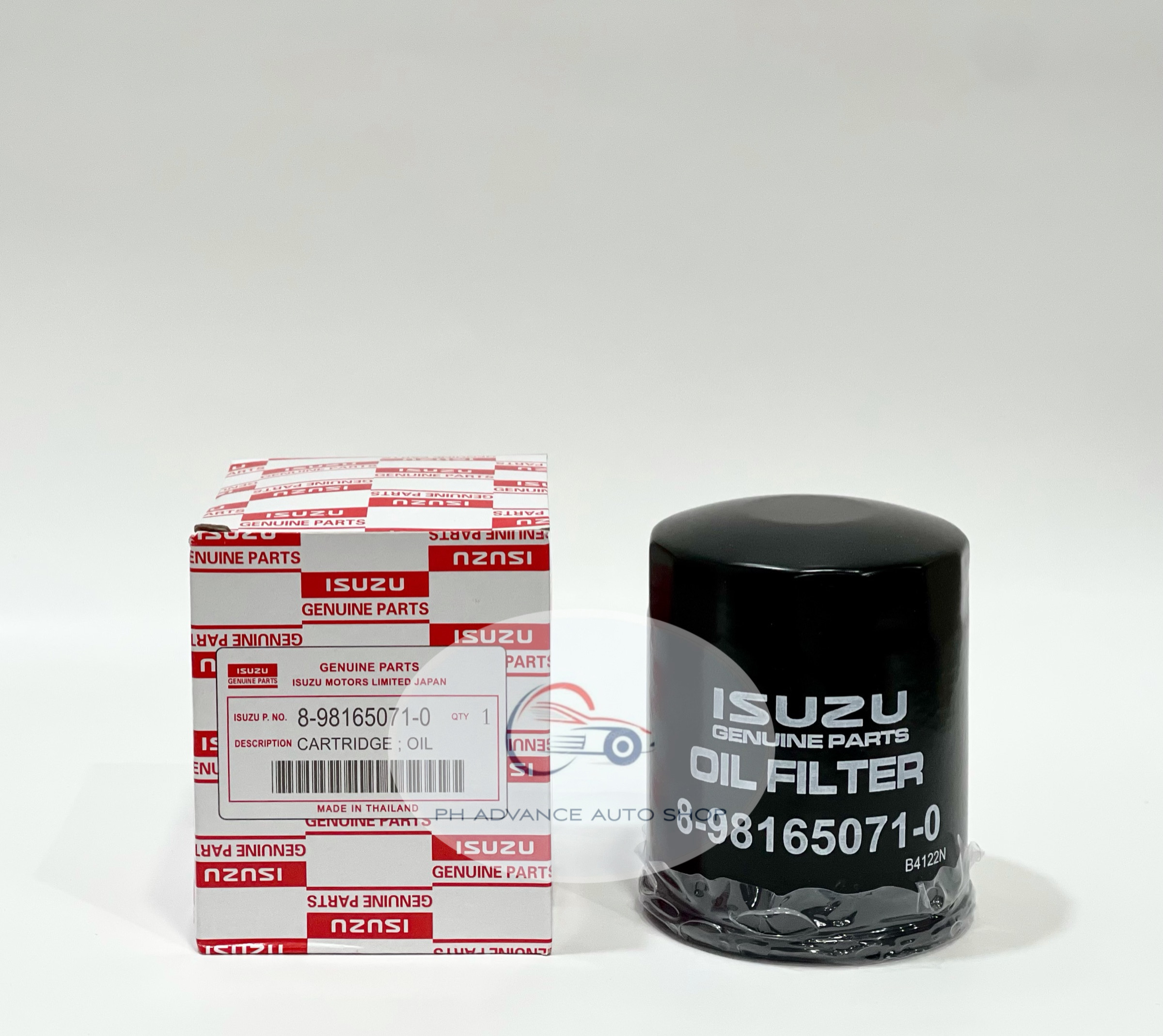 Oil Filter Isuzu Mux MU-X / Isuzu Dmax D-MAX 2012-2018 8-98165071-0 ...