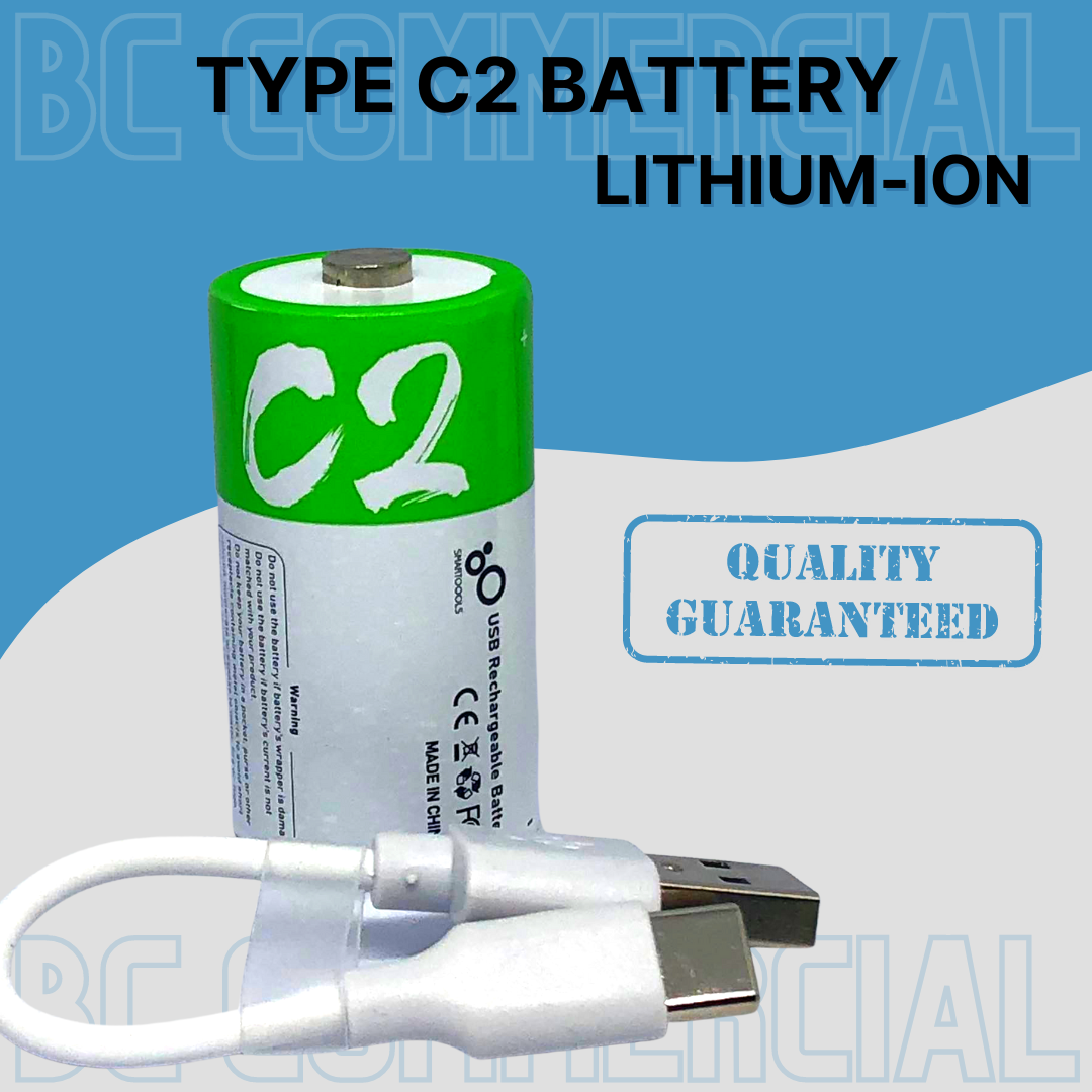 SMARTOOOLS | 1.5V LITHIUM-ION | RECHARGEABLE | TYPE C USB CORD | Type ...