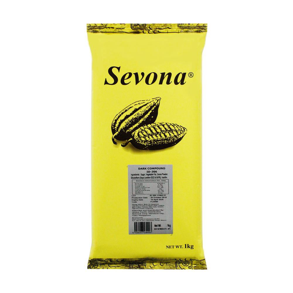 Sevona Dark Chocolate Compound 1kg | Alle Karle LZD | Lazada PH
