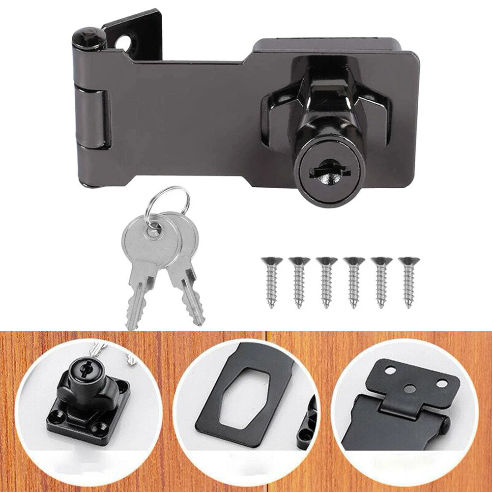 Keyed Lock Twist Knob Locking Hasp For Small Door Counter Cabinet ...