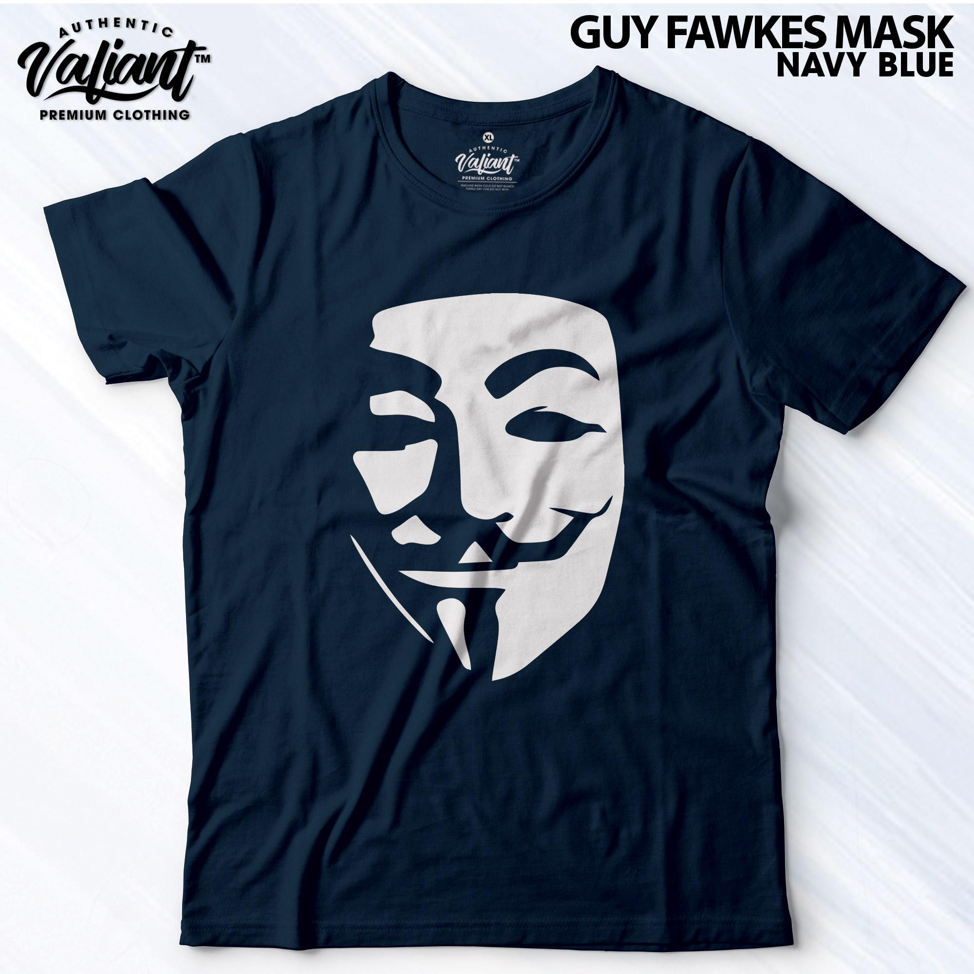 Guy Fawkes V for Vendetta Anonymous Shirt Tee - Valiant Premium ...