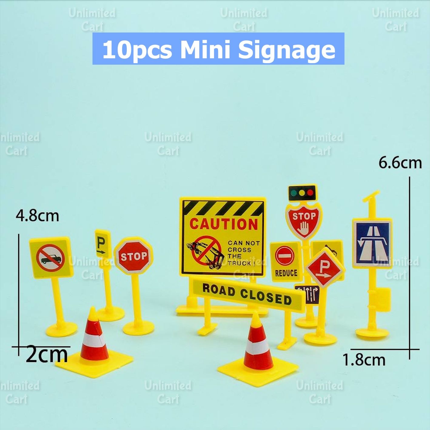 Construction Toy Cake Topper Engineering Tractor Construction Building ...