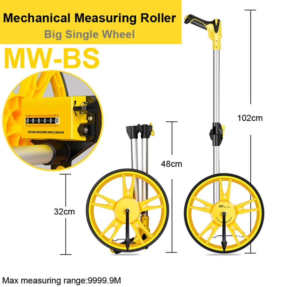 Big Wheel Folding Distance Measuring Wheel Roller Rangefinder Surveyor ...