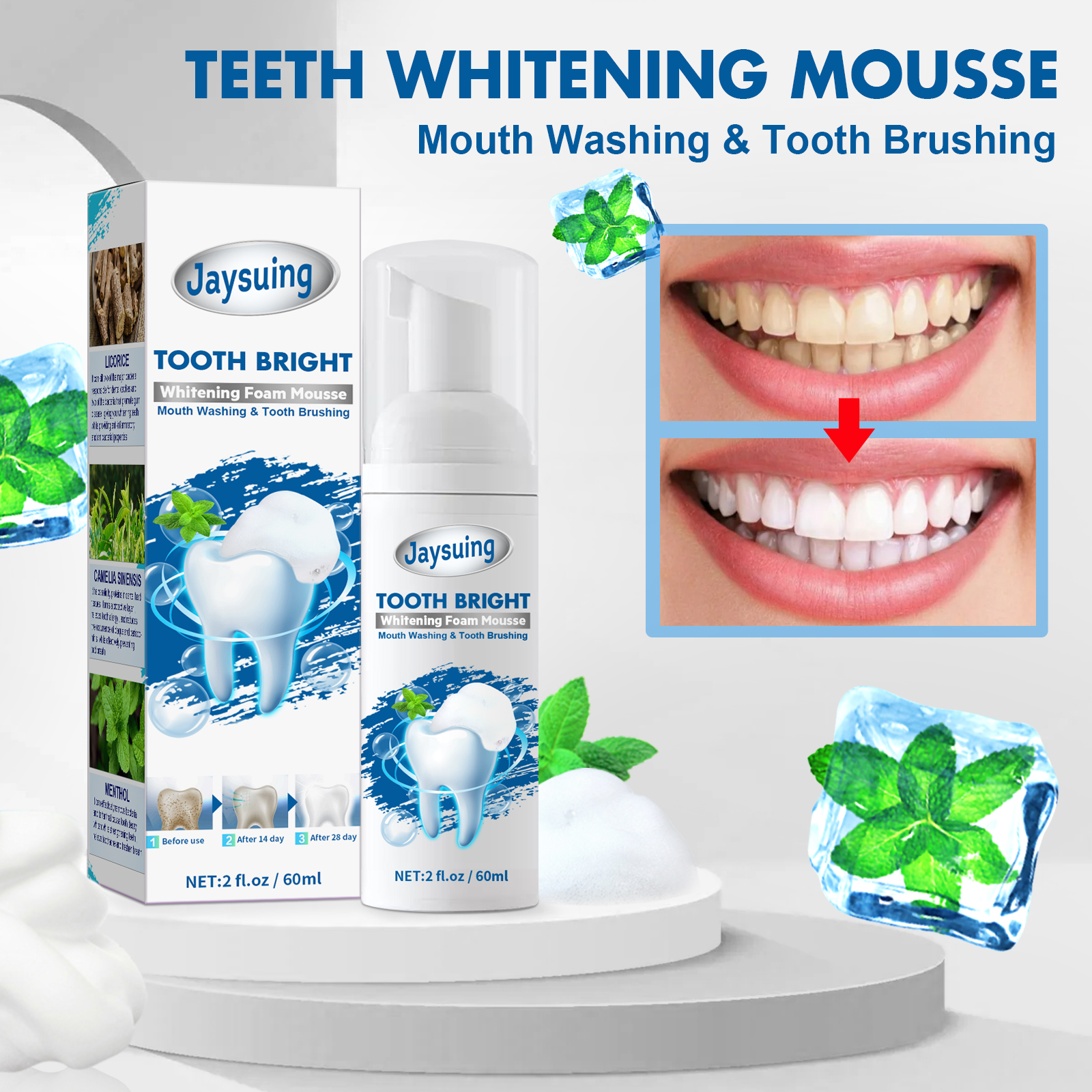 Teeth whitening toothpaste effective teeth whitening strip and tartar ...