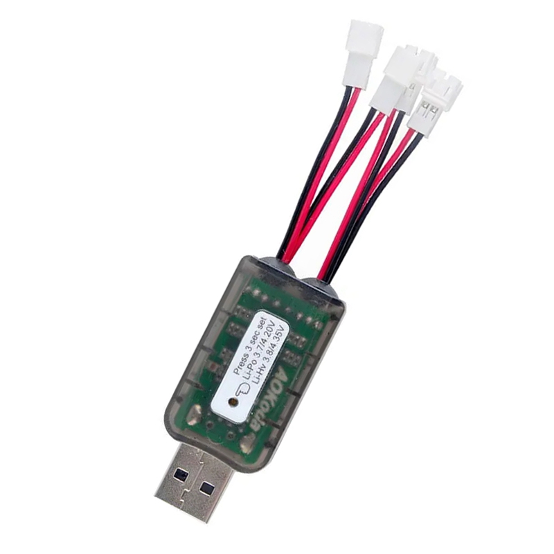 CX405 4CH Mini USB Battery Charger MCPX MOLEX JST for 1S 3.7V Lipo LiHV ...