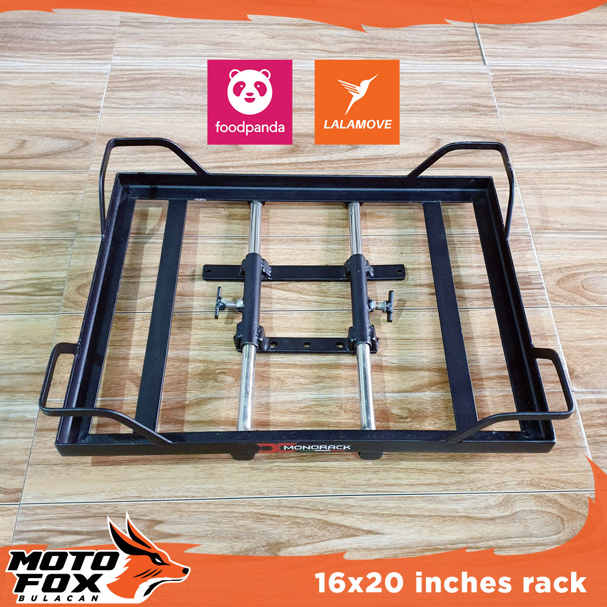 DC Monorack Adjustable Courier Delivery Rack for Grab, Lalamove, Food ...