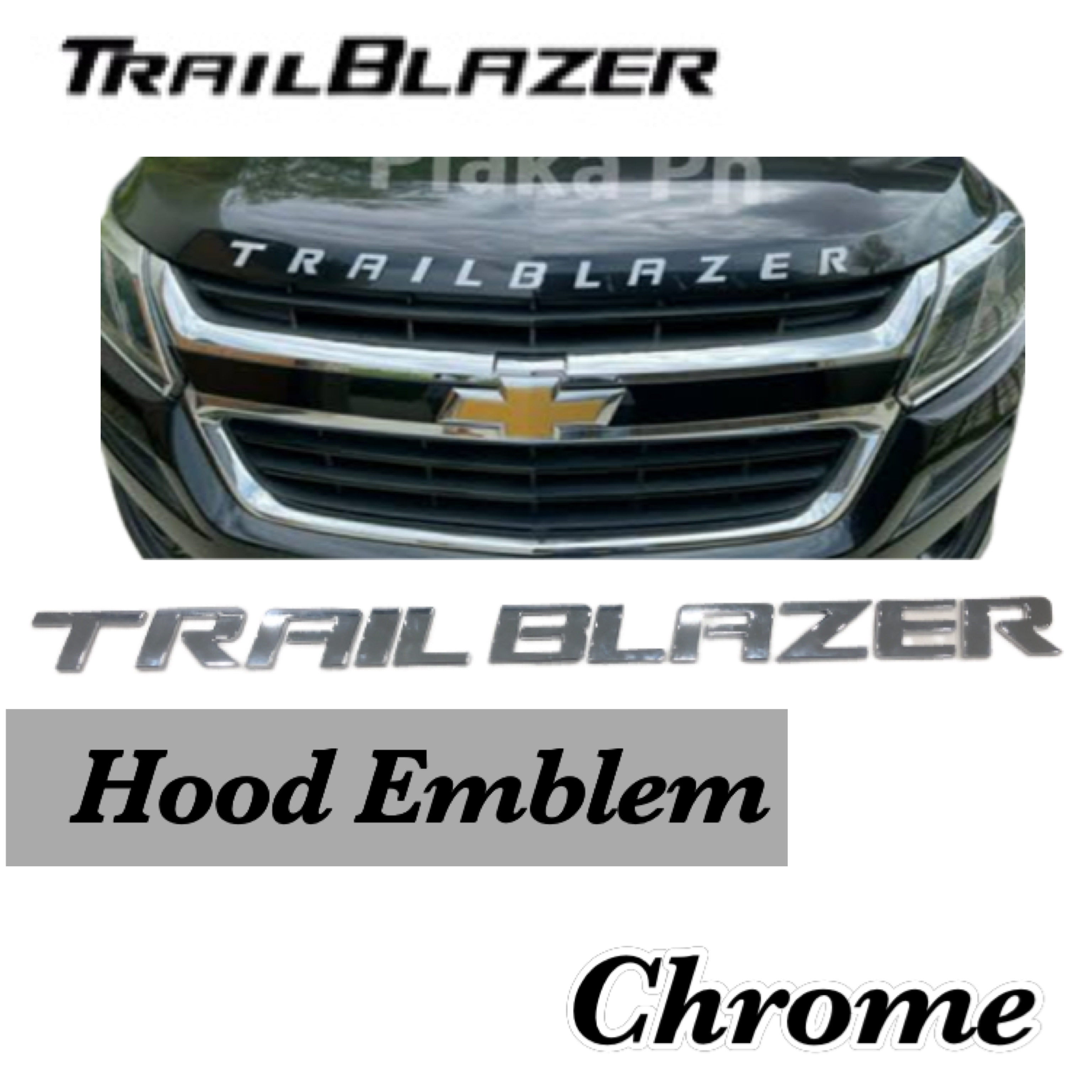 CPA TRAILBLAZER Letters Car Auto Front Hood Emblem Badge Sticker Logo ...