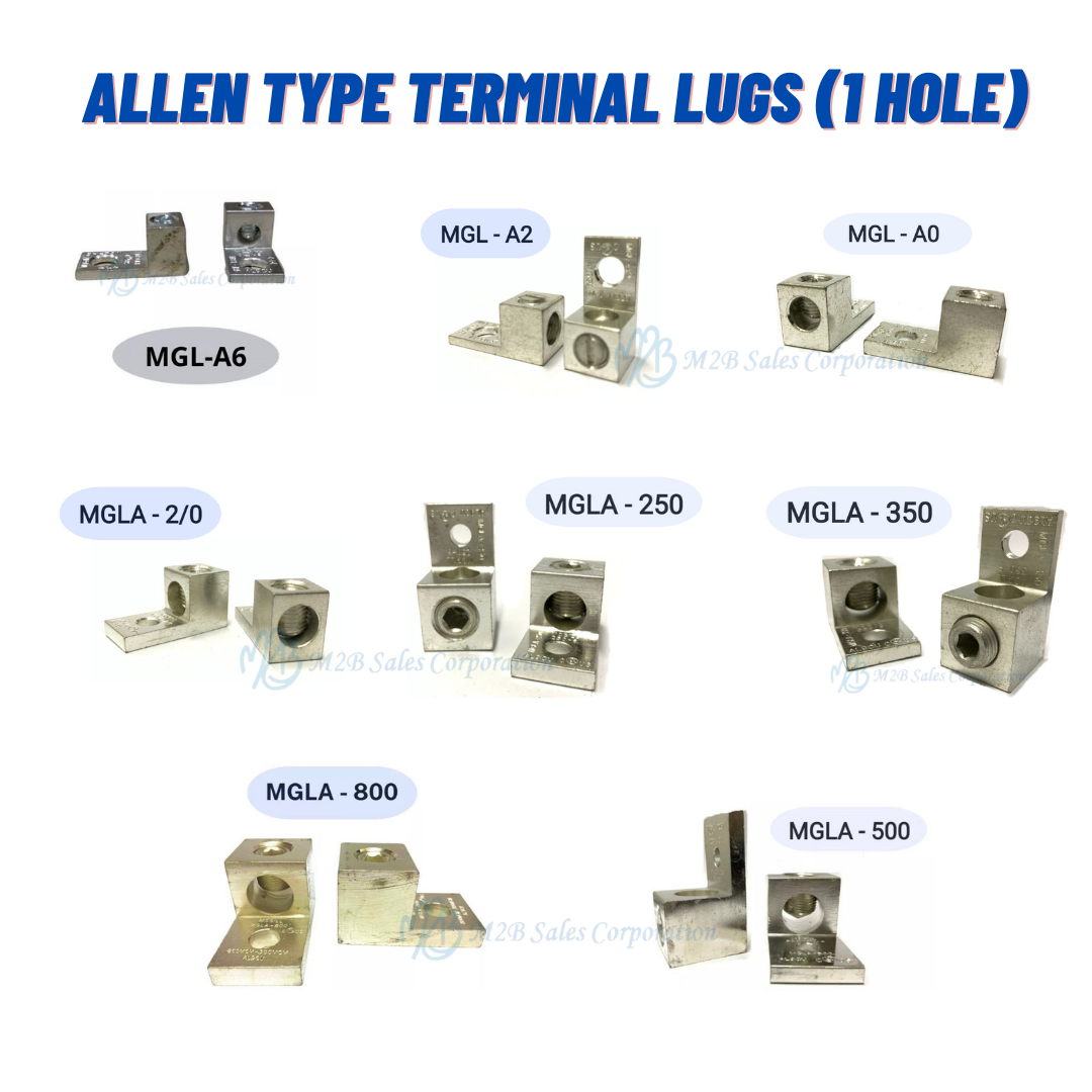 Allen Type Terminal Lugs, Mechanical Lugs for 1 Hole | Lazada PH