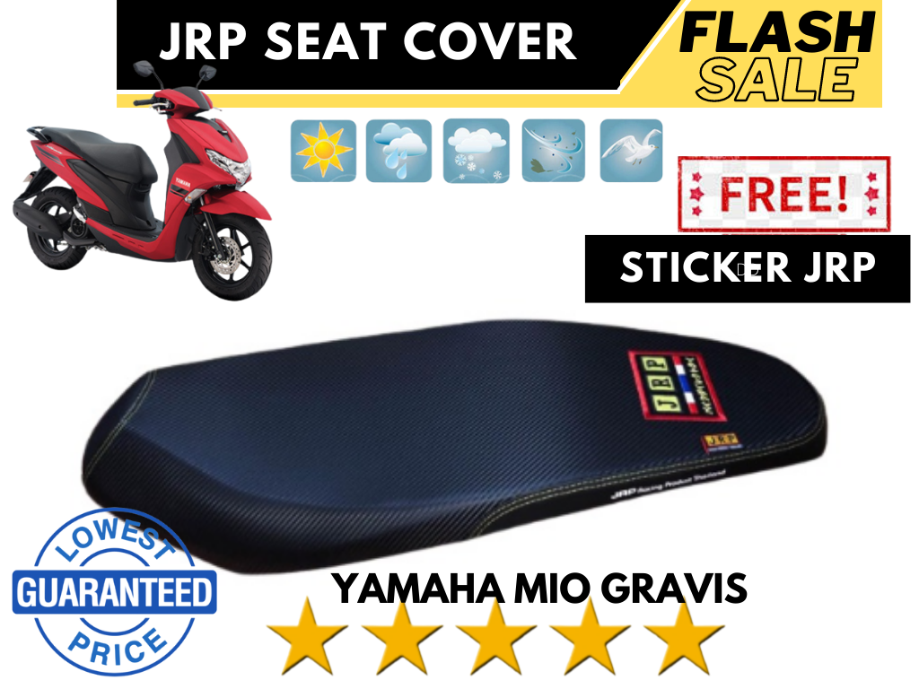MAKAPAL YAMAHA MIO GRAVIS JRP SEAT COVER ORIGINAL DRY CARBON SEAT COVER ...