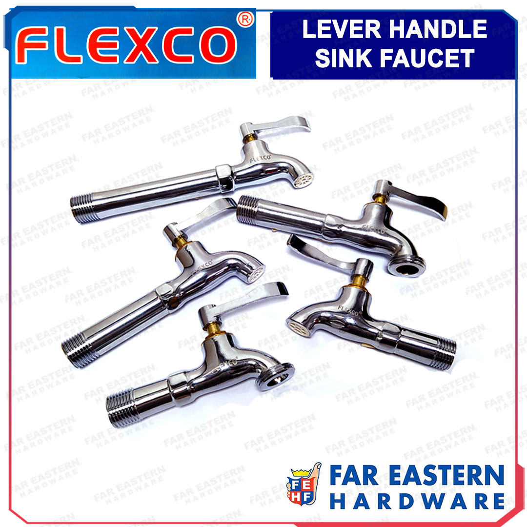 FLEXCO Lever Handle Sink Faucet Plain Bib | Hose Bib | Lazada PH