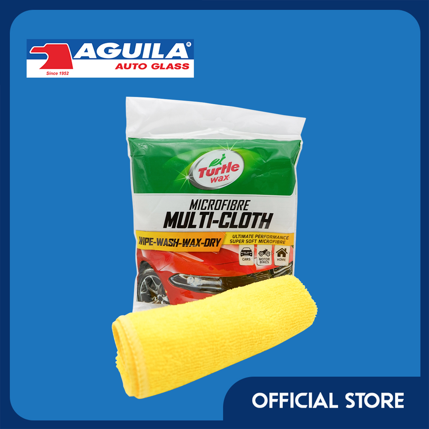 Turtle Wax - Microfiber Multi Cloth - 28x28 cm | Lazada PH