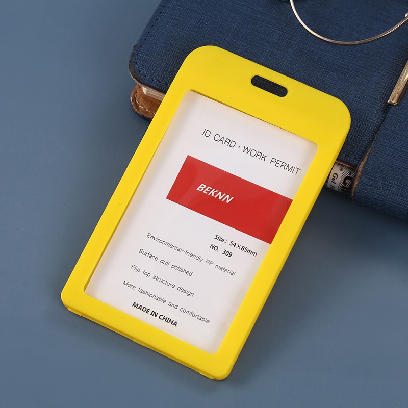 Work Card Plastic Waterproof Card Set Lanyard School Card Set Colorful ...