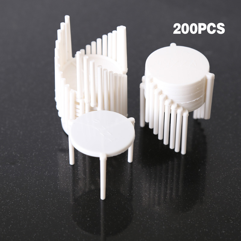 200pccs/set Pizza Saver Stand White Plastic Tripod Stack Fixing Rack ...