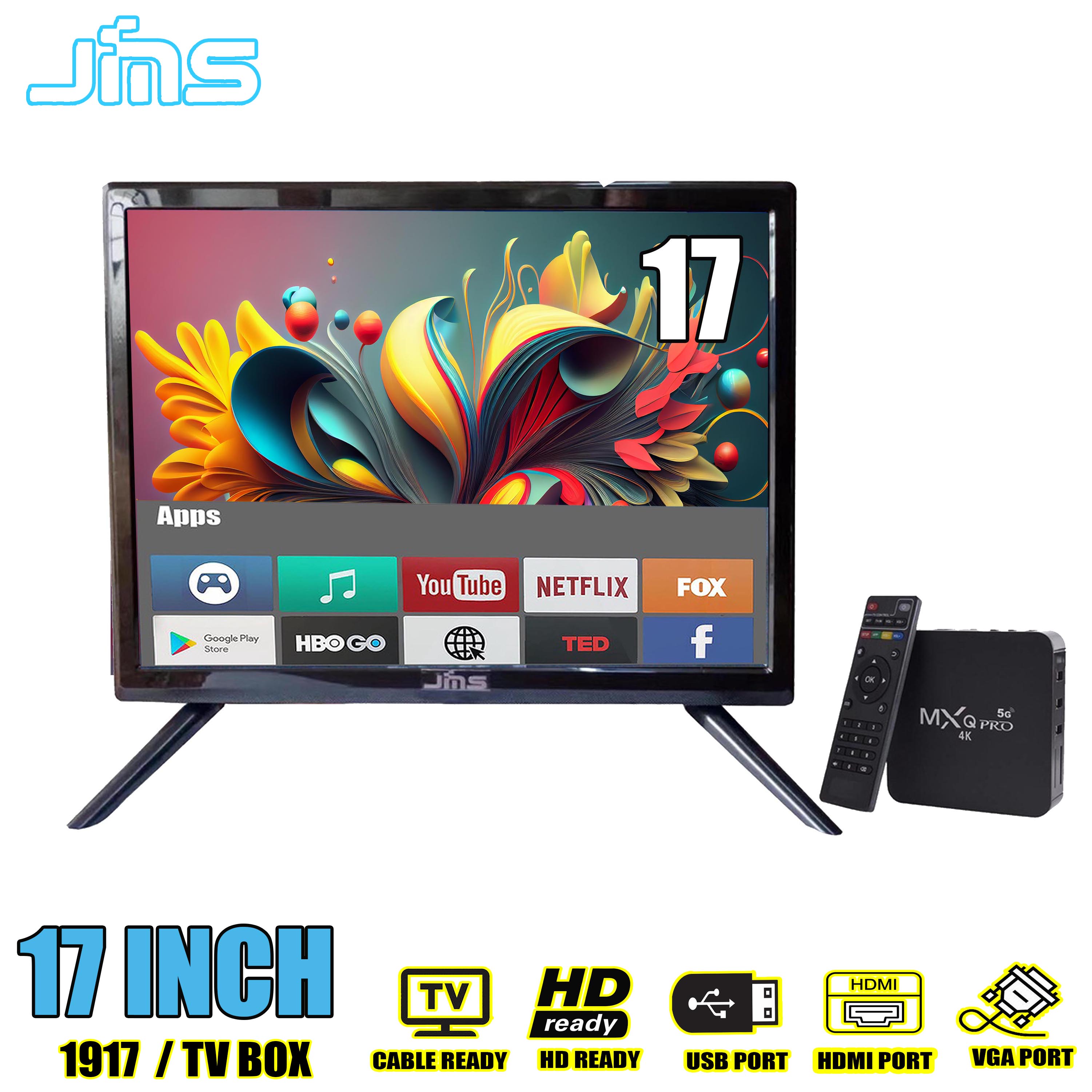MEGASONIC M97-LED19 OR JMS 1917+ Smart TV BOX WITH 17 Inch Screen LED ...
