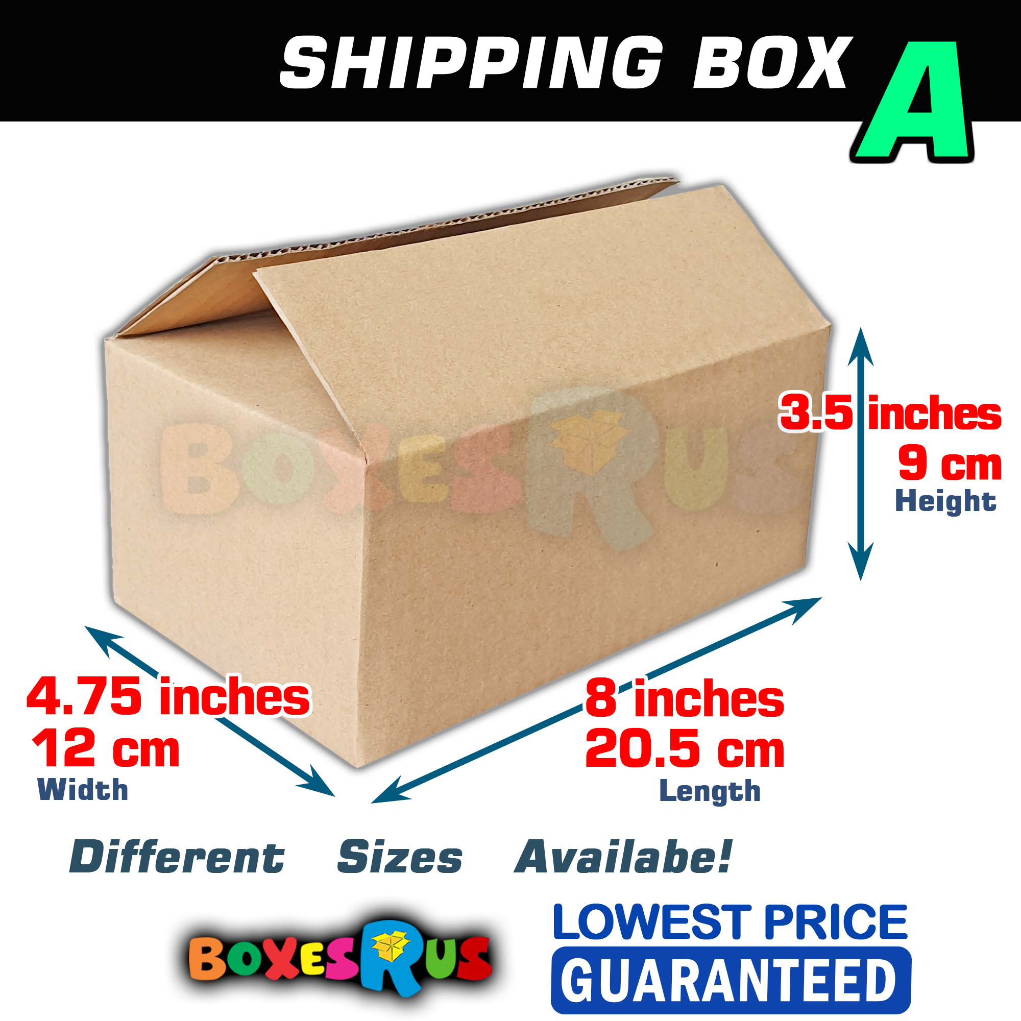 Gift Box Carton Shipping Boxes Corrugated Karton Box Size A-G sold per ...