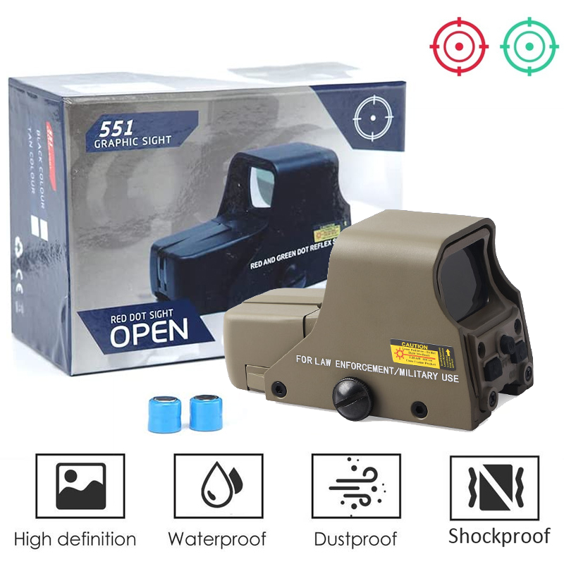 【Shipping From Manila+COD】100% Original 551 Optic Scope Sight Green Red ...