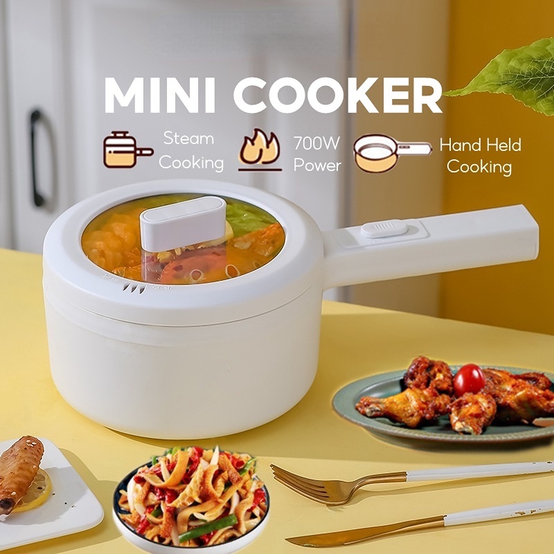 Mini Cooker Rice Cooker Non-Stick Pan Electric Cooker With Steamer ...