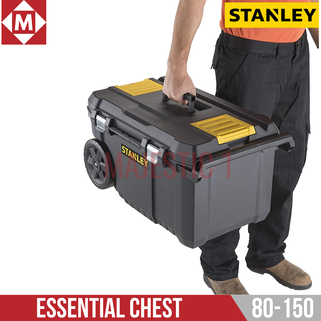 Stanley Toolbox with Wheels Essential Chest Tool Box with Wheels 80-150 ...