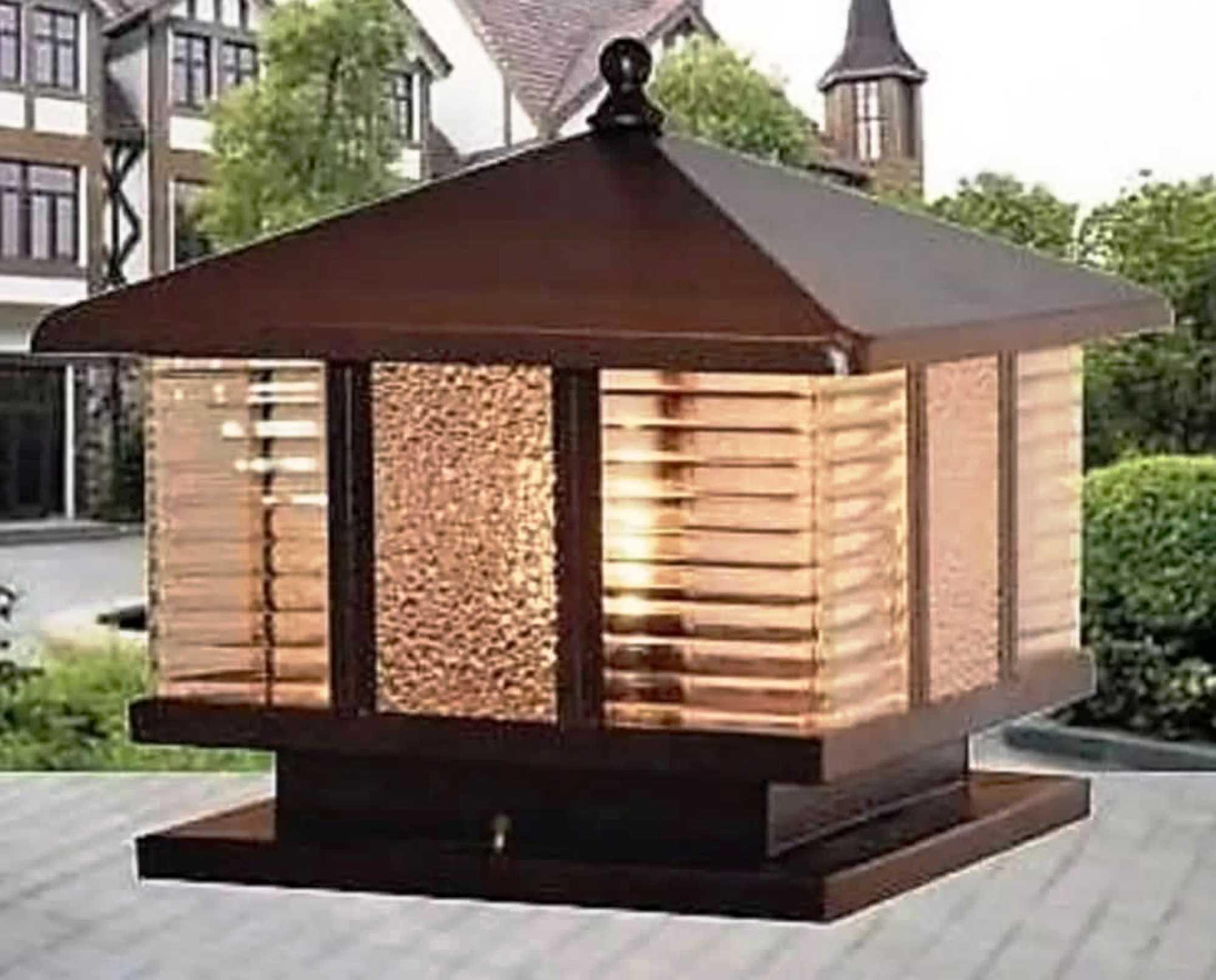 Biglite Outdoor Post Lamp KF206/250 GD Modern/ Contemporary LED ...