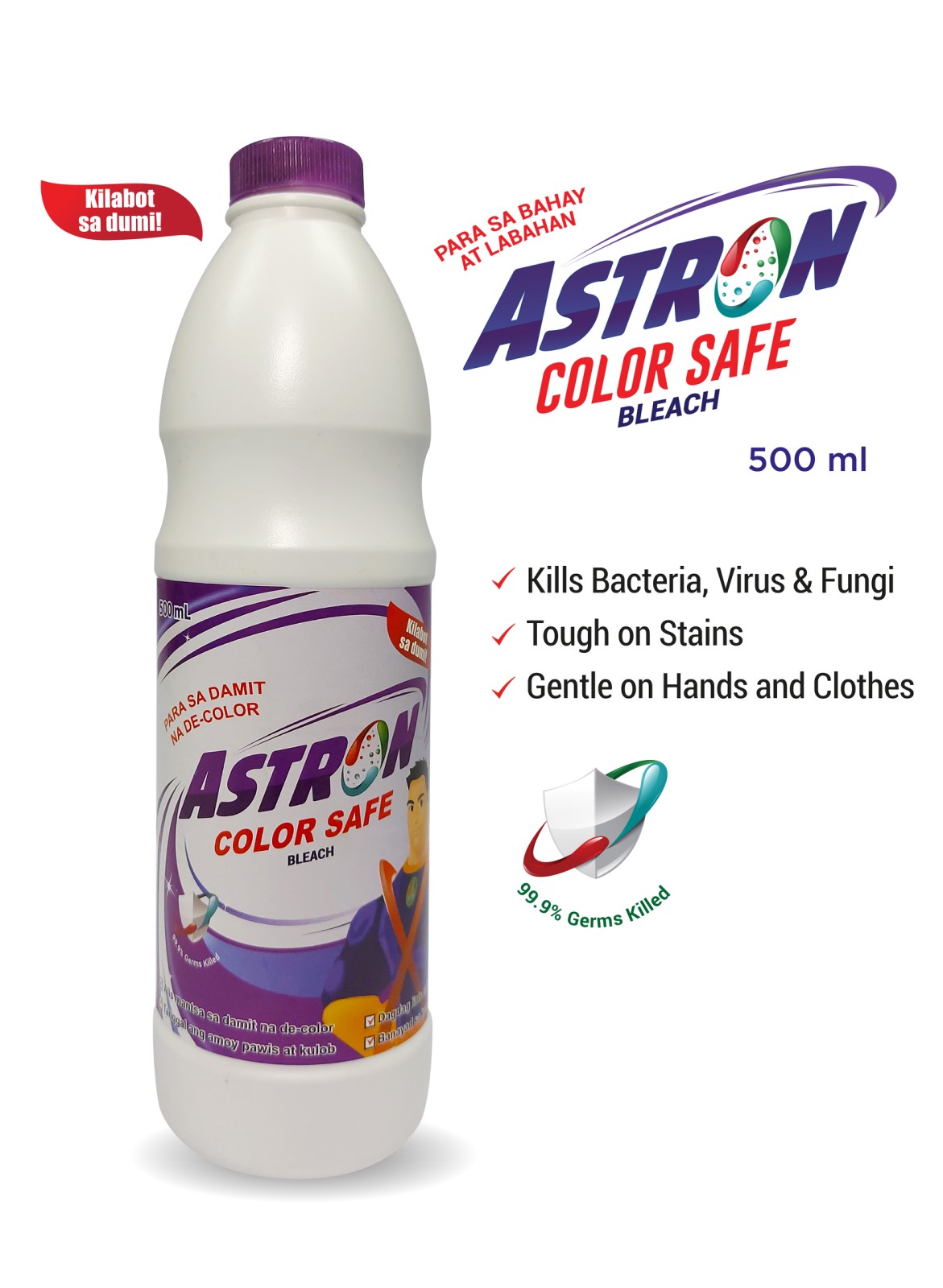 Astron Color Safe Bleach 500mL | Lazada PH