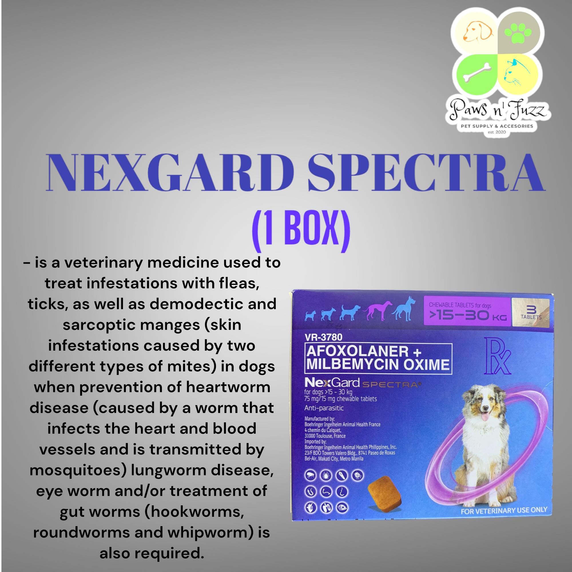 NEXGARD SPECTRA (1 BOX & PIECE) | Lazada PH