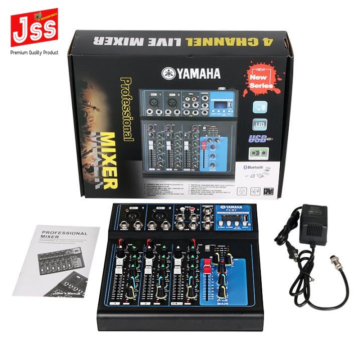 Yamaha Mixer F7/F4 With 7Channel Bluetooth USB Sound Mixer Audio Mixer ...
