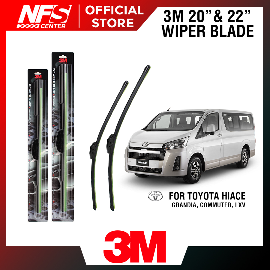 3M Auto Original Frameless Wiper Blade Bundle Set 20" & 22" for Toyota ...