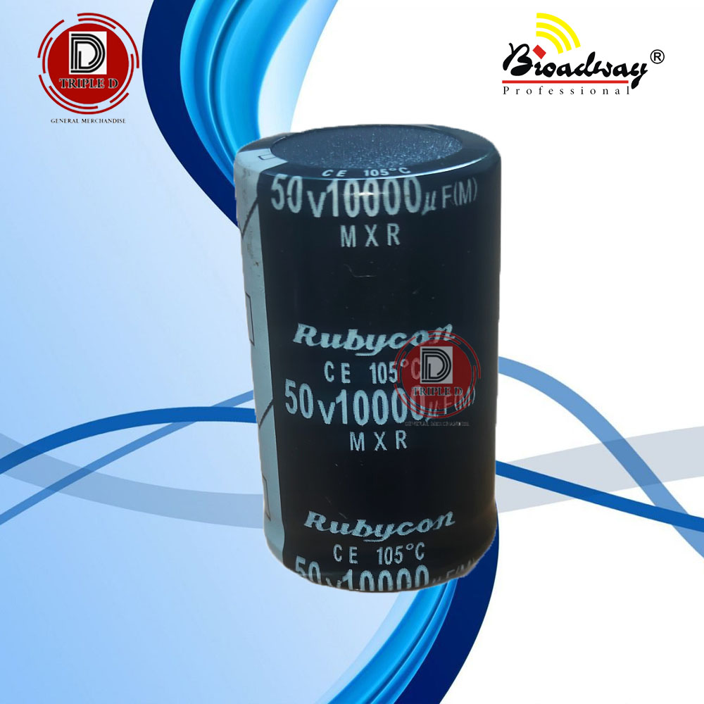 ORIGINAL RUBYCON 10000uF 50V DC Electrolytic Capacitor 50v 10000uf ...