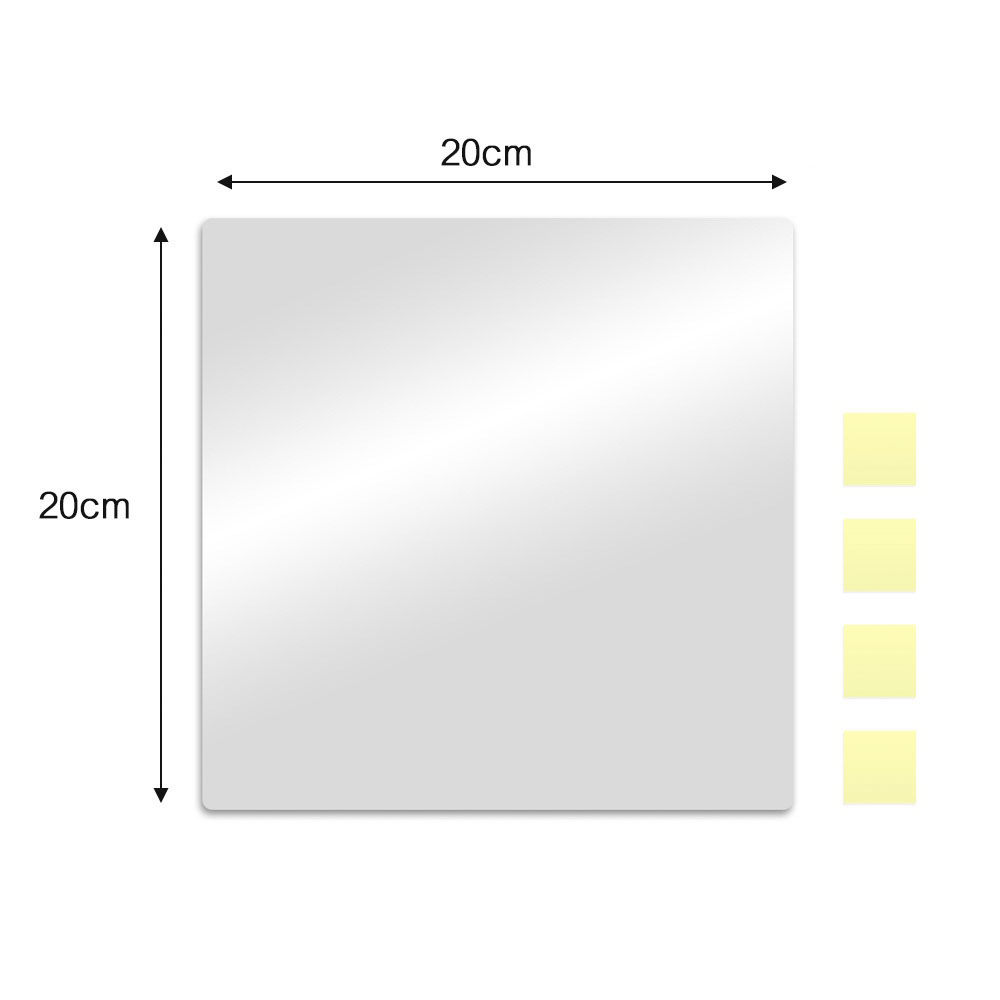 SALVO Home DIY HD Mirror Wall Sticker Full Body Mirror Stitching Mirror ...