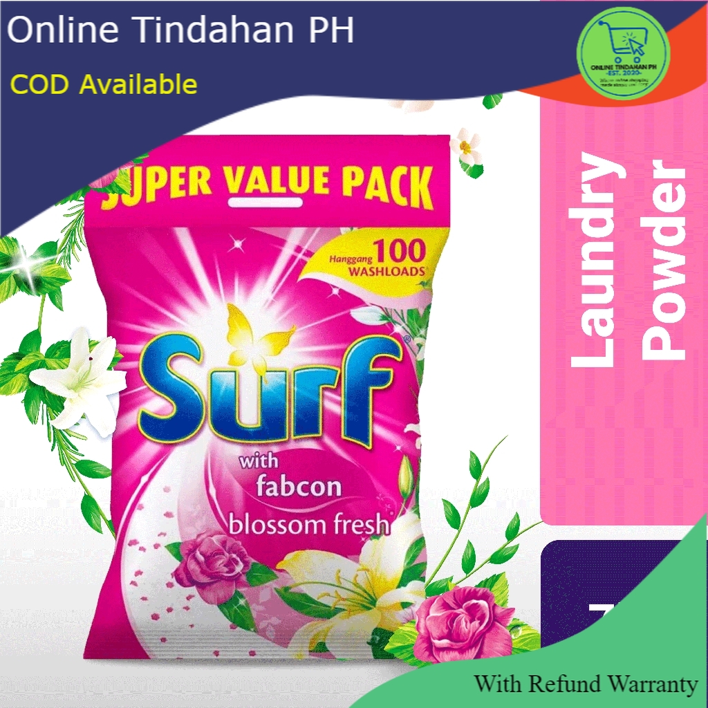 Surf Blossom Fresh Laundry Powder Detergent 7kg Pouch | Lazada PH