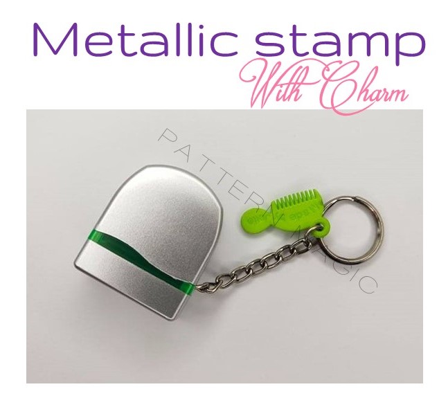 Personalized Stamp customized rubber stamps METALLIC pre inked self ...