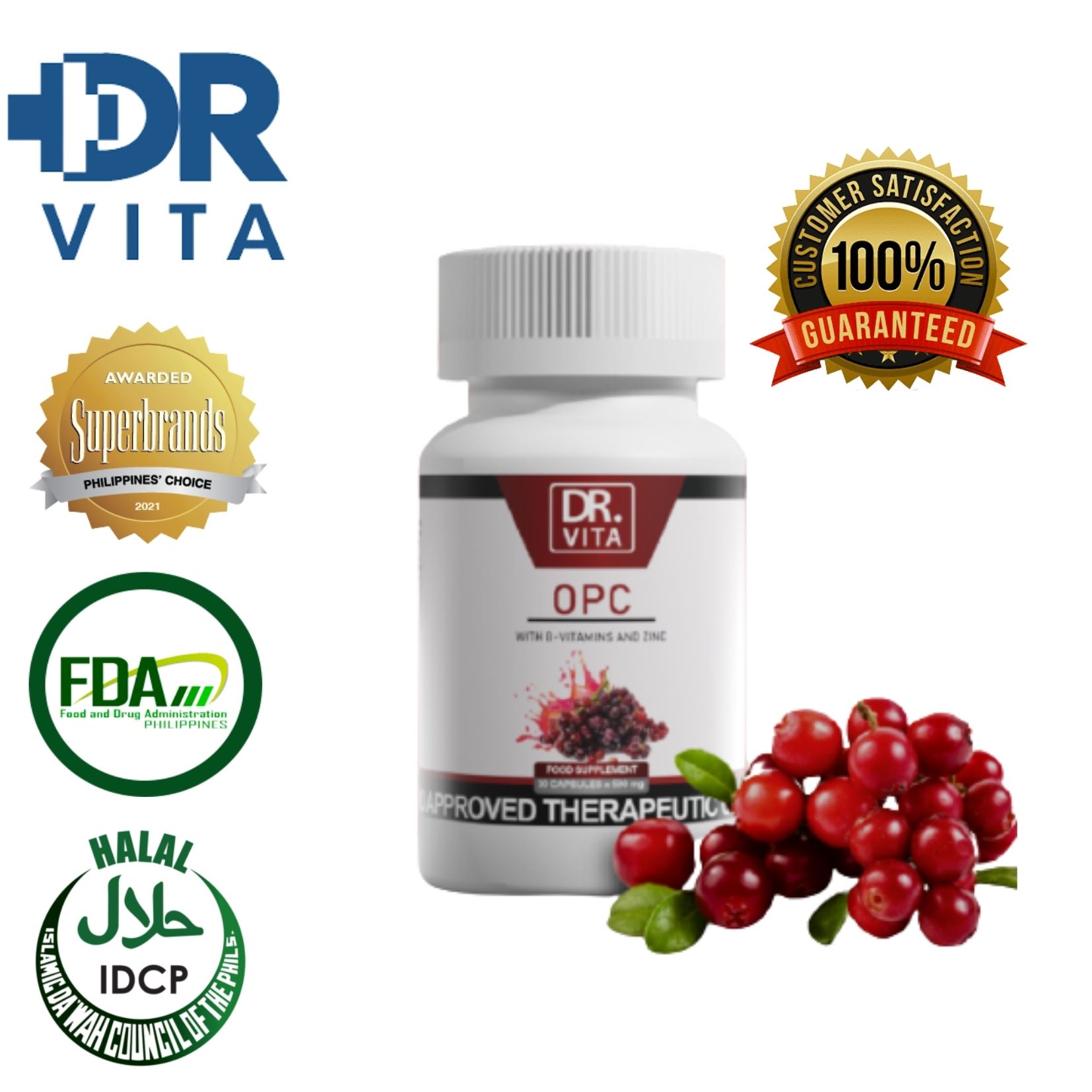 100% Authentic Dr. Vita OPC with B-Vitamins, Zinc and for prostate ...