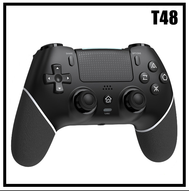 T48 Wireless Controller For P4/PC Bluetooth High Precision D-Pad Dual Shock Joystick | Lazada PH