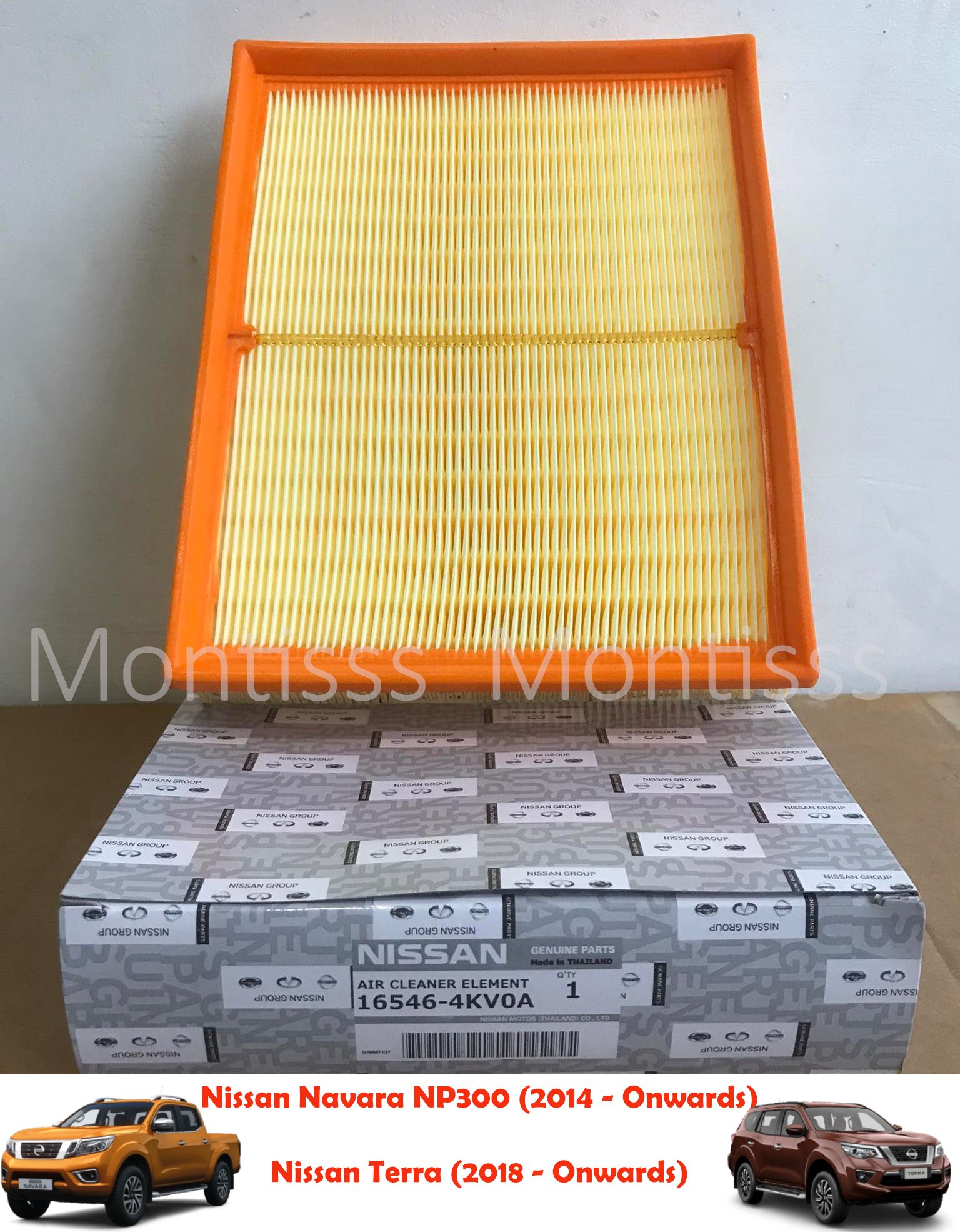 Air Filter for Nissan Terra (2018 - Onwards) / Nissan Navara NP300 ...