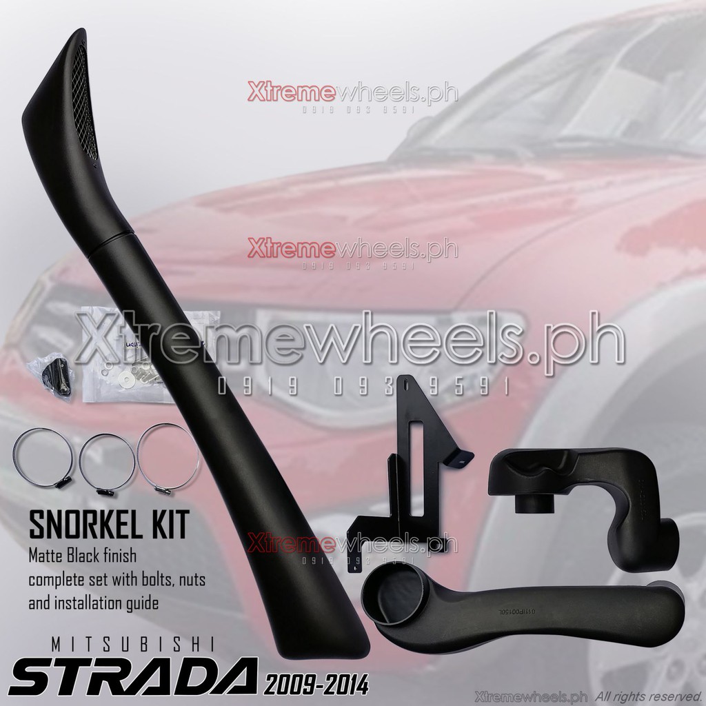 Mitsubishi Strada Triton 2009-2014 Snorkel ( STRADA Accessories ) STRADA Offroad | Lazada PH
