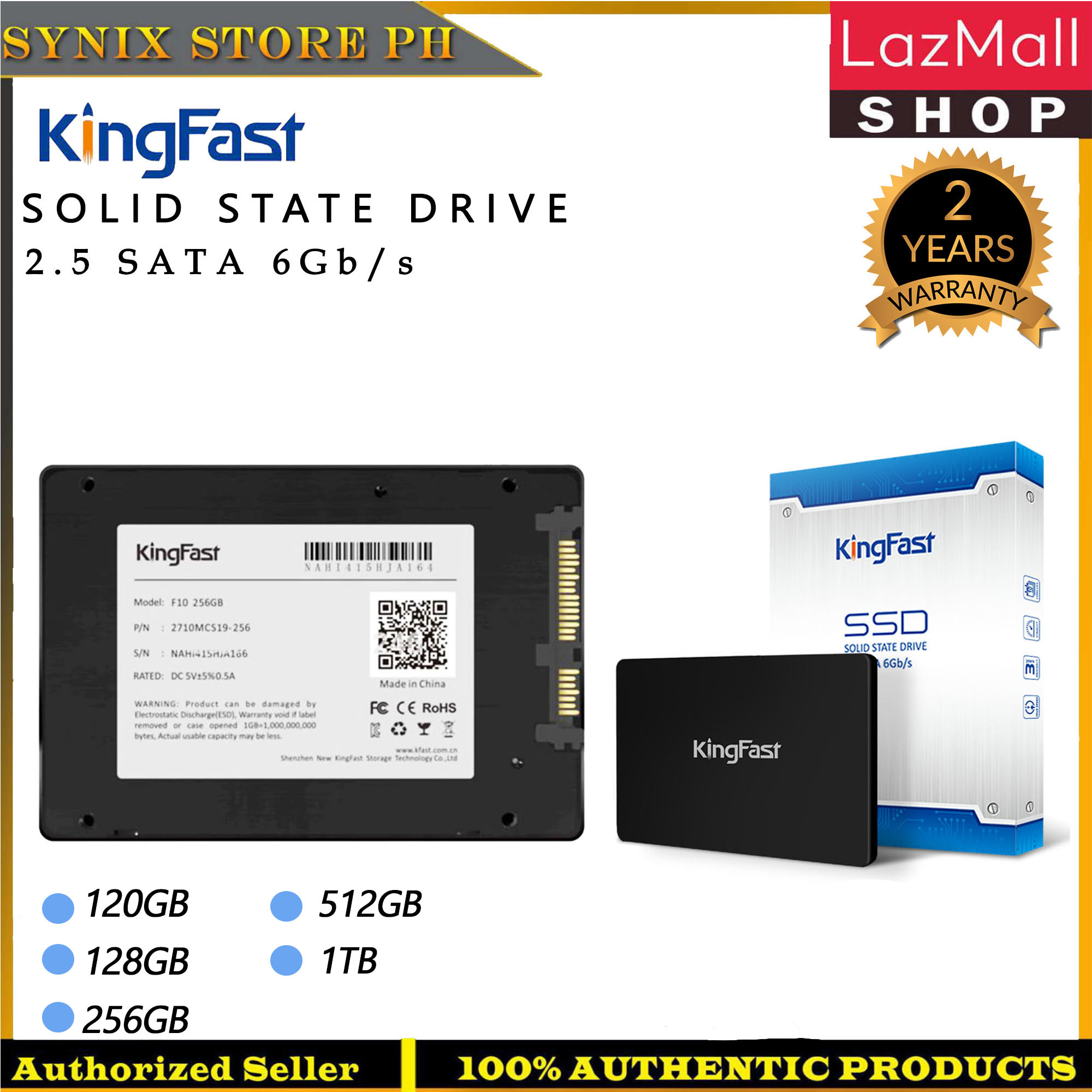 KingFast SSD 120GB 128GB 256GB 480GB 512GB 1TB SSD 2.5 SOLID STATE ...