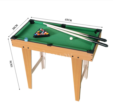 Pool table 120*63 CM Mini billiard Table for Kids adjustable metal legs ...