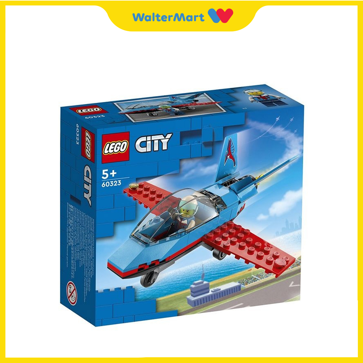 LEGO 100% Authentic City Stunt Plane Building Blocks 60323 (2022 New ...