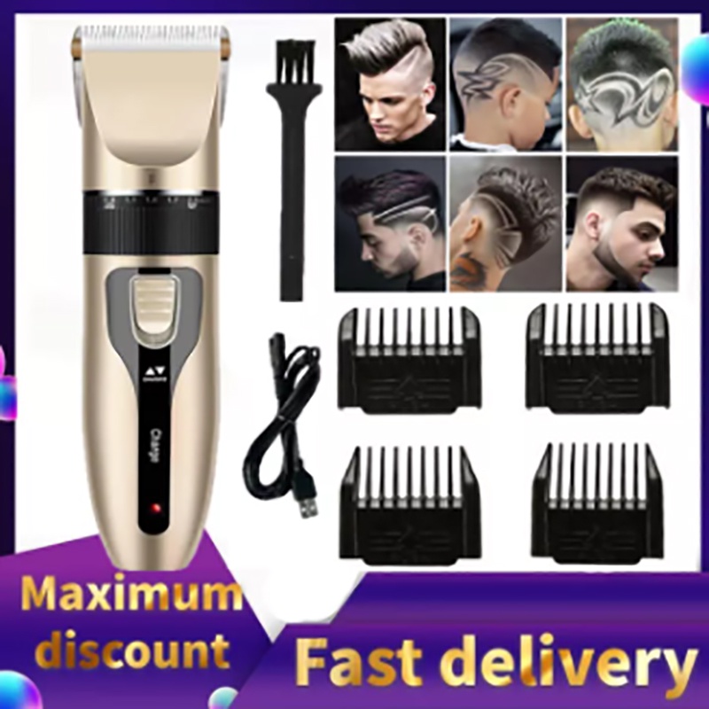 【Hot Stock】 Rechargeable Electric Hair Clipper Hairdressing Tool Family ...