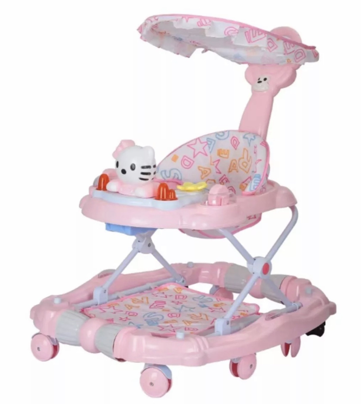 DDN 3in1 Baby Walker/Rocker with Pushhandle Adjustable Height Safety ...