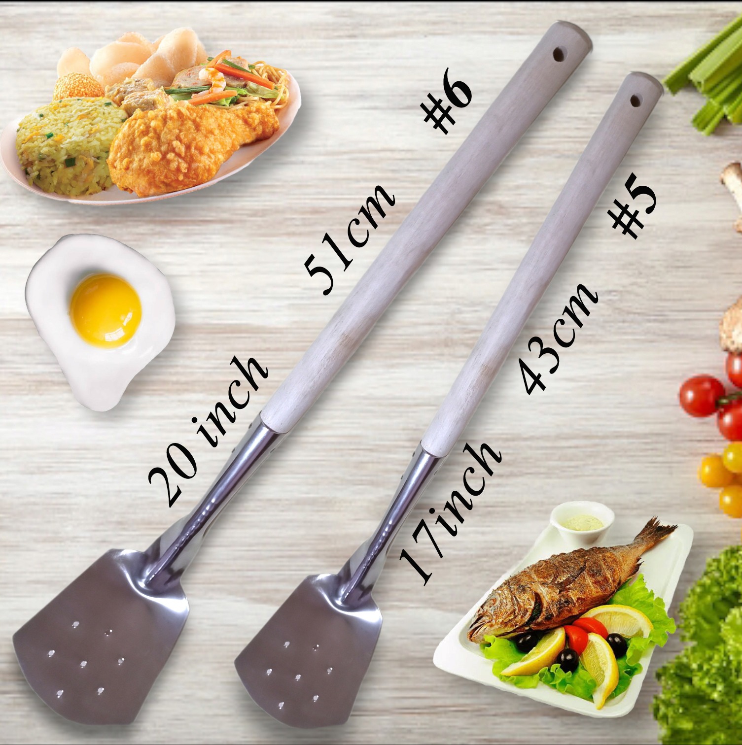 Sandok Sianse Wooden Handle Cooking Utensils | Lazada PH