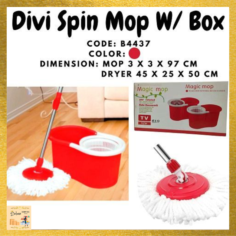 DIVI SPIN MOP W/ BOX/ SPIN MOP/ MOP/ 360 SPIN MOP/ BASAHAN/ PANG LINIS ...