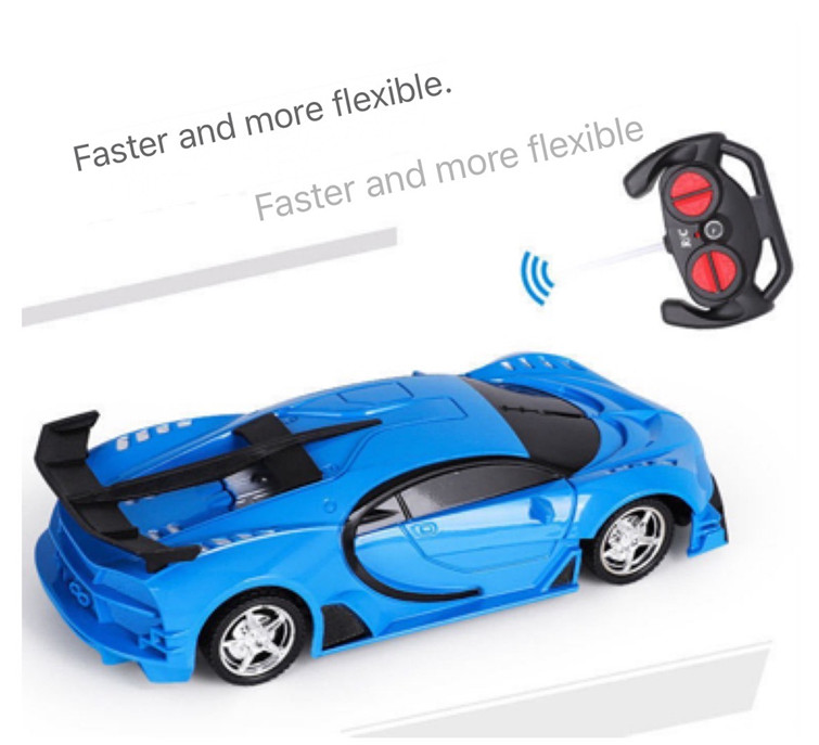Children handle remote control sports car rechargeable high-speed drift ...